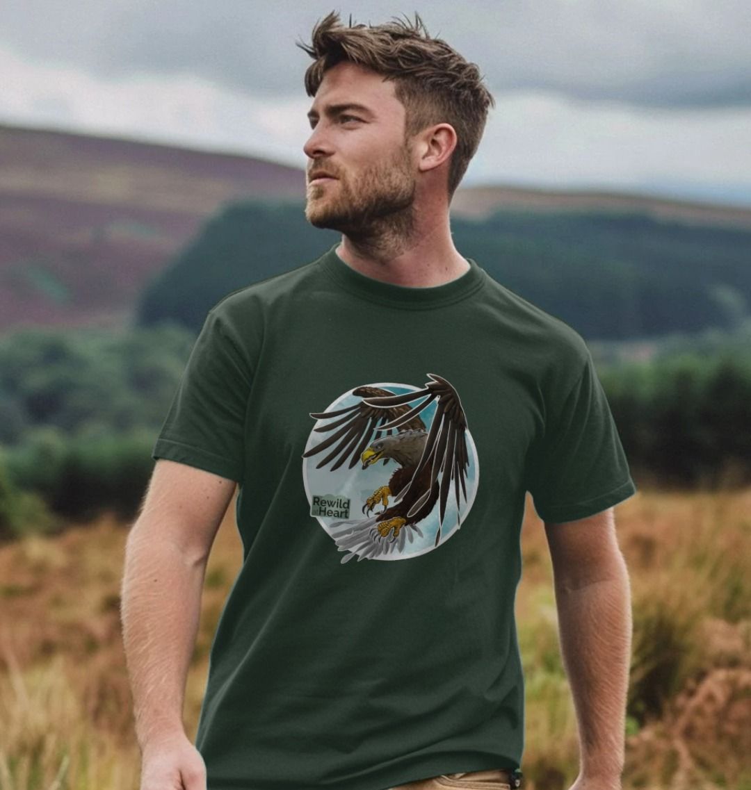 White-Tailed Eagle Men's T-Shirt | Organic Cotton – Rewild at Heart