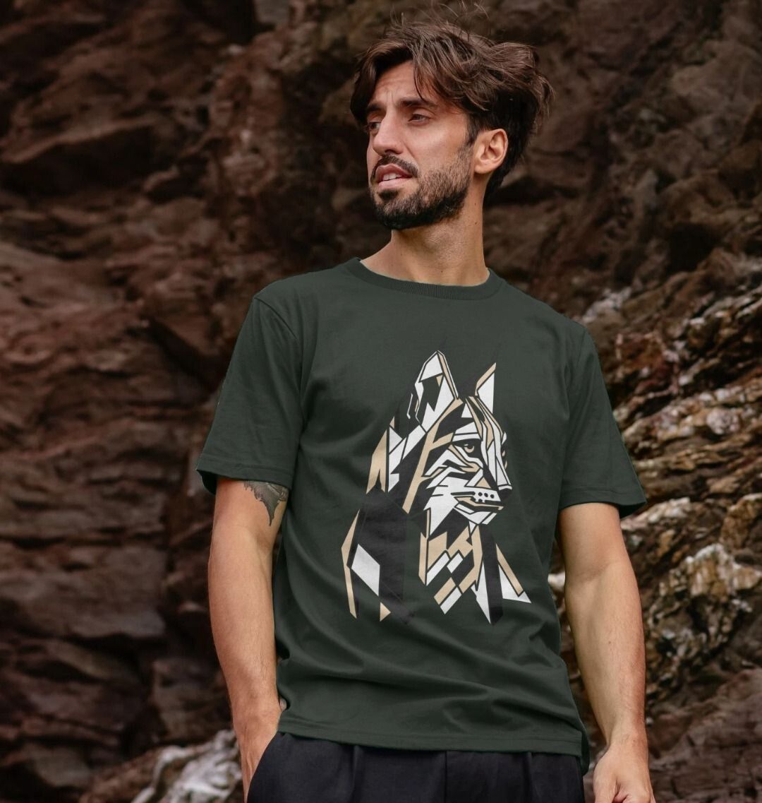 Men's Lynx T-Shirt | Organic Cotton | Eco-Friendly – Rewild at Heart
