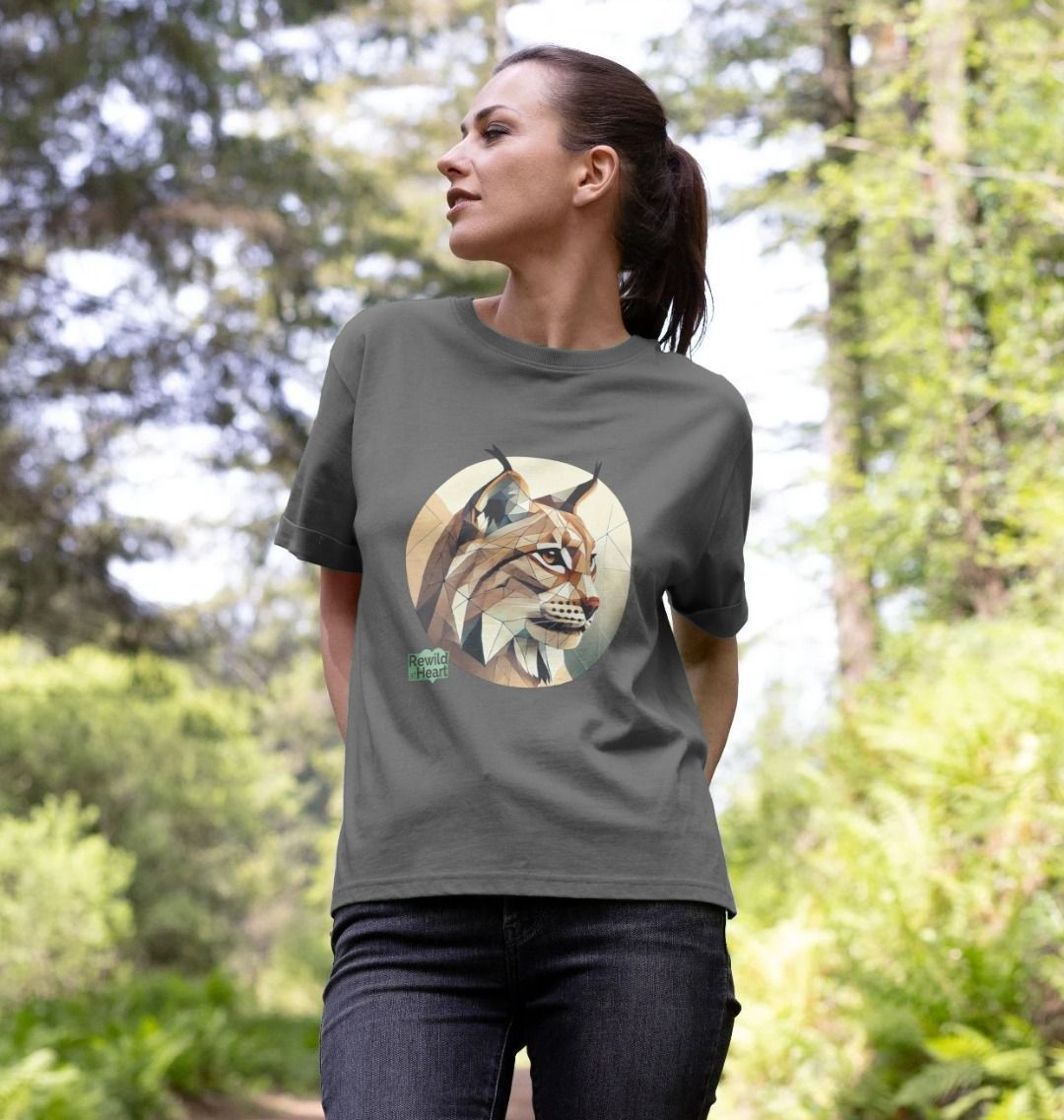 Lynx Connection Women’s T-Shirt | Organic Cotton – Rewild at Heart