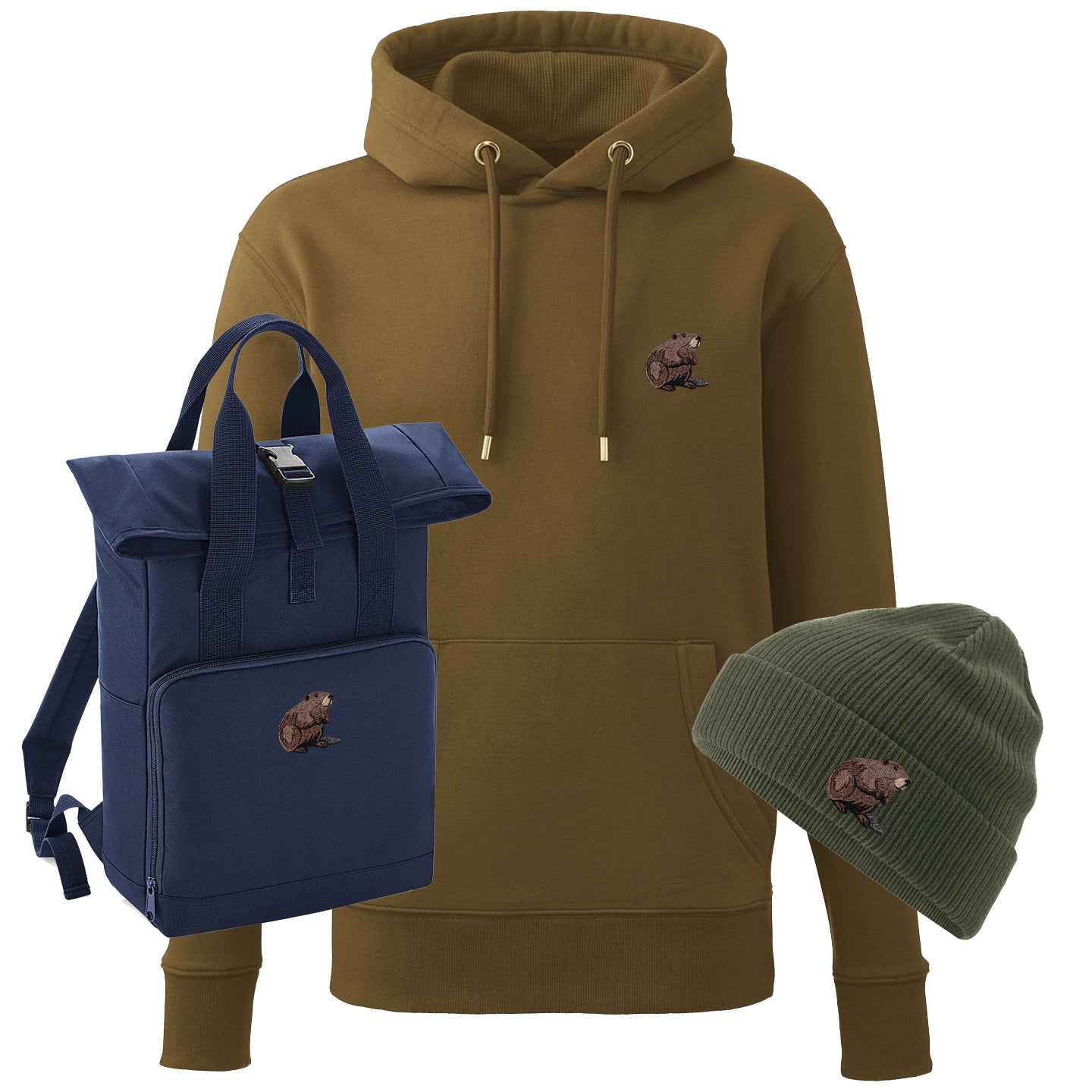 Embroidered Beaver Bundle | Save 20% – Rewild at Heart