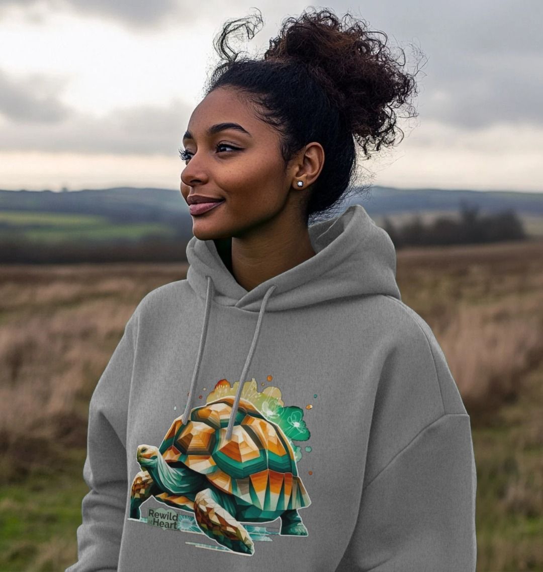 Giant Tortoise Hoodie | Eco Fabric | Durable Design – Rewild at Heart