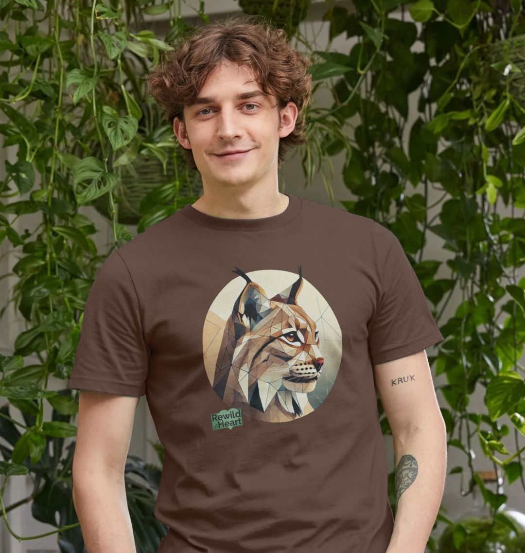 Lynx Connection Tee for Men | Sustainable & Stylish – Rewild at Heart