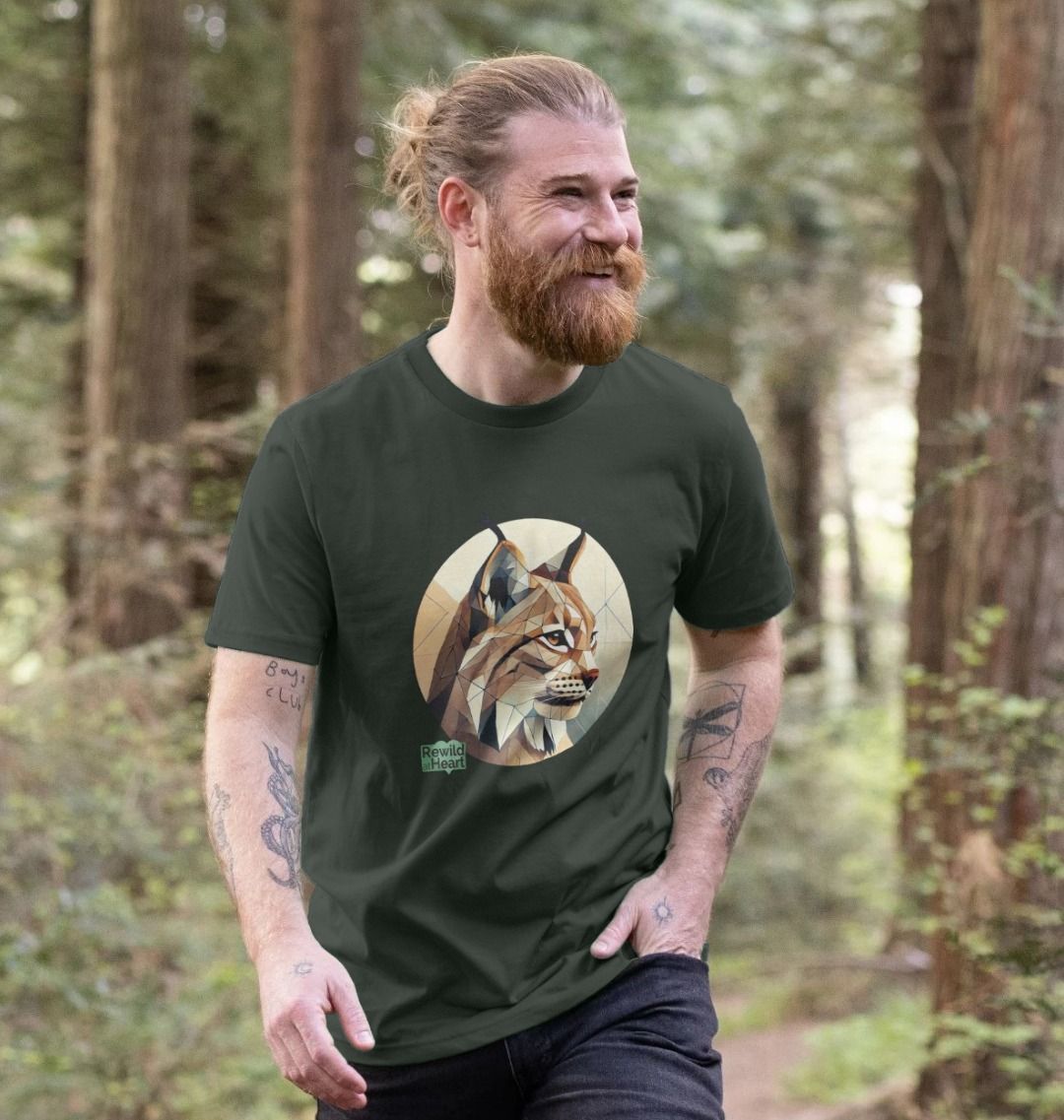 Lynx Connection Tee for Men | Sustainable & Stylish – Rewild at Heart