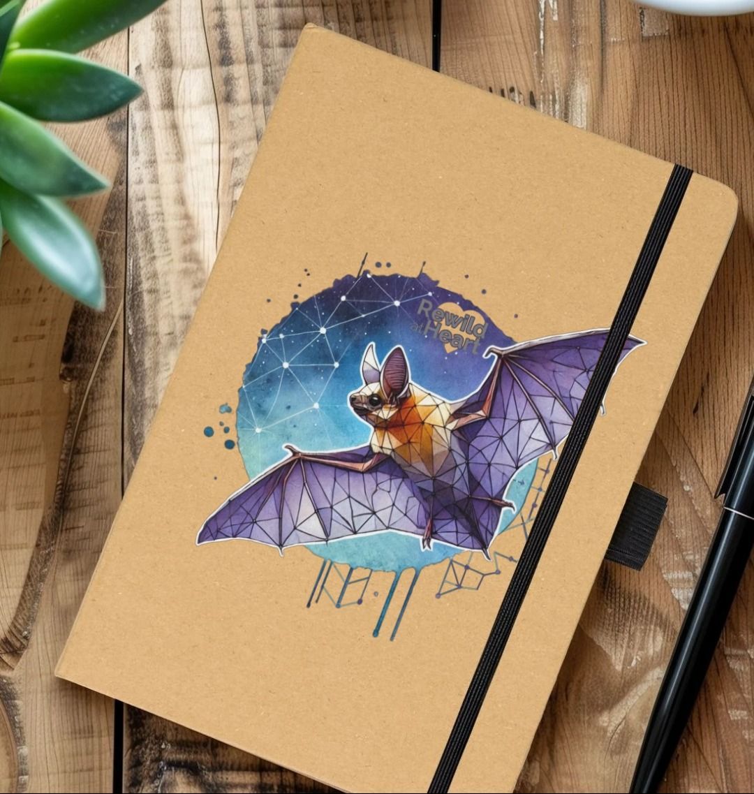 Bat Summer Notepad | Eco-Friendly & Whimsical Design – Rewild at Heart